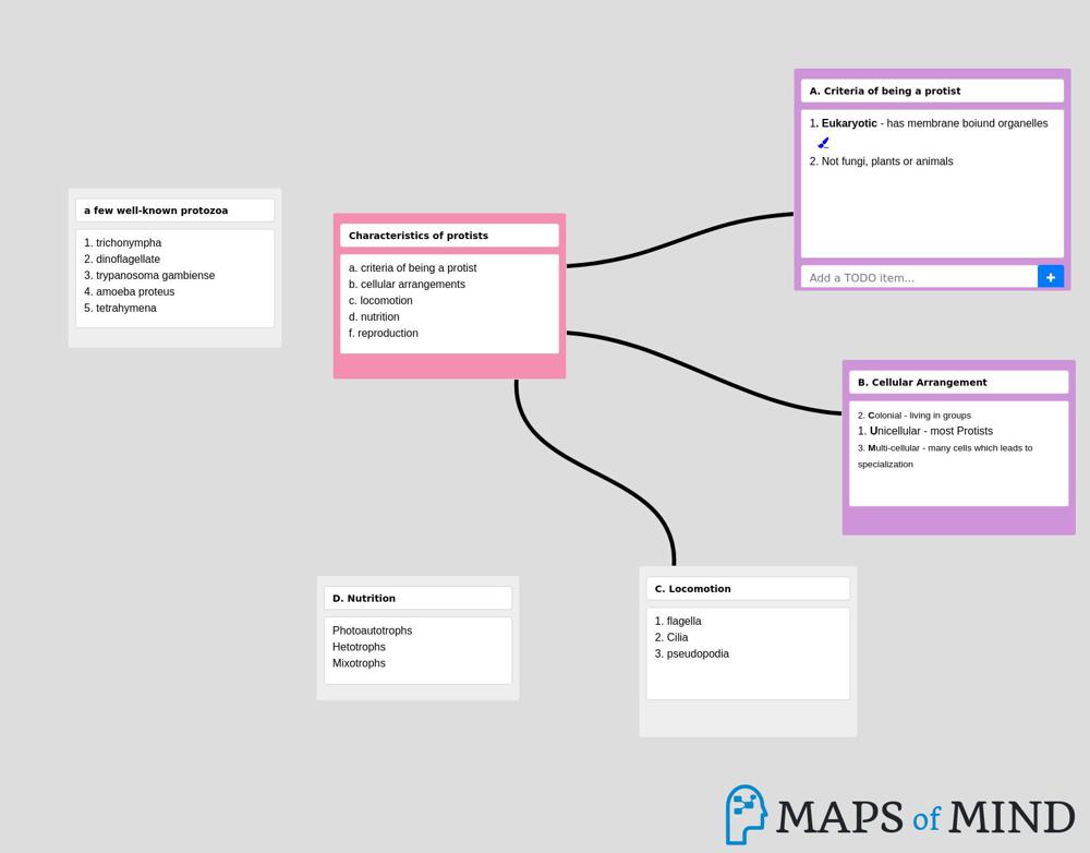 MapsOfMind | Ch 28 Protists